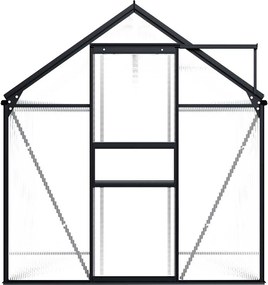 vidaXL Skleník antracitový hliníkový 3,61 m² [48209]