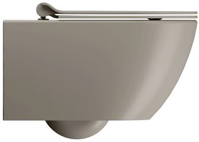 GSI, PURA závěsná WC mísa, Swirlflush, 55x36 cm, tortor dual-mat, 881505