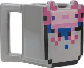 Hrnek 3D Minecraft - Axolotl 400 ml