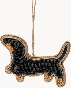 Ručně vyrobená vánoční ozdoba Dachshund