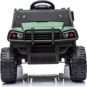 LEAN CARS Bateriové autíčko BDM0926 LED MP3 dálkové zelené