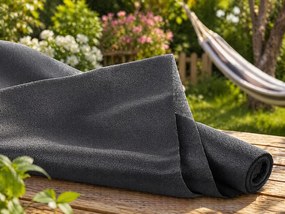 DIVODV Hustá agrovlákna 50 g, 1,5 m × 10 m, černá protiplevelová mulčovací rohož