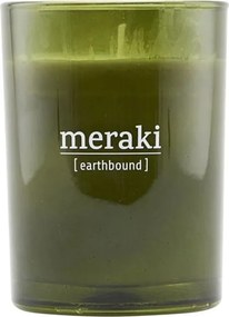 Vonná svíčka Meraki Earthbound v zeleném skle velké