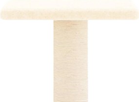 Škrabadlo pro kočky se sisalovými sloupky krémové 73 cm 172034