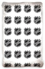 Hokejové prostěradlo logo NHL 90x200 cm