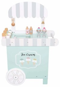 Dětský dřevěný stánek prodejna zmrzliny