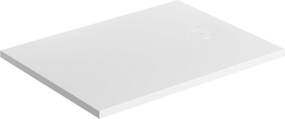 OMNIRES Aquarock M+ - Sprchová vanička 80x120 cm, matná bílá AQUAROCK80-120BM