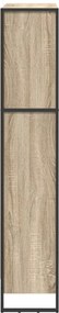 Knihovna 80 x 30 x 155 cm Kompozitní dřevo Sonoma 3403005