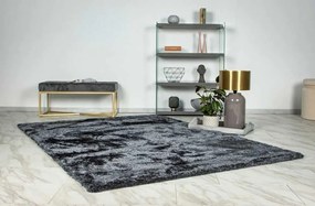 Lalee Kusový koberec Glamour 800 Graphite Rozměr koberce: 80 x 150 cm
