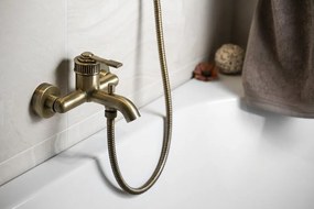 Sapho Sapho, VERSI podomítková umyvadlová baterie, černá matná, RV018/15