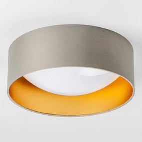 LED Stropní svítidlo LED/12W/230V pr. 32 cm taupe/zlatá