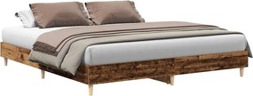 Rám postele bez matrace Staré dřevo 180x200cm Technické dřevo 3329028