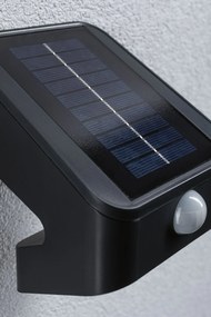 P 94608 Solární LED osvětlení zdí Lesly pohybové čidlo (IR) IP65 hranaté 113x126mm 3000K 5,5W antracit umělá hmota - PAULMANN