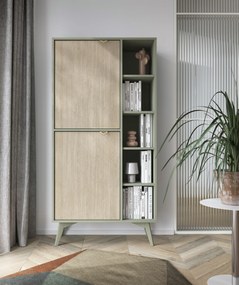 PSK Regál NATURAL, Eukalyptus/Scandi 80 cm