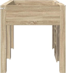 Patrová postel pro děti Sonoma dub 80 x 200 cm Kompozitní dřevo 3410485