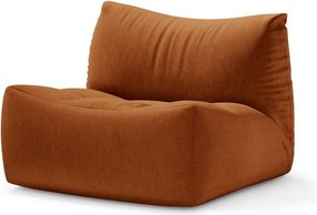 Oranžové sametové křeslo Tove – Micadoni