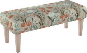 Dlouhá lavička 100x40cm barva vícebarevná látka vzorované