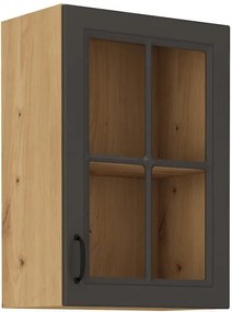 Kuchyňská skříňka Stilo 40 GS-72 1F korpus dub artisan, dvířka šedá