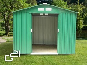 G21 GAH 429 Zahradní domek - 251 x 171 cm, zelený