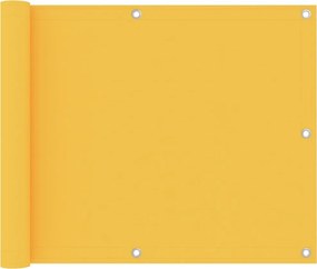 vidaXL Balkonová zástěna 75 x 300 cm 100% polyester oxford [134900] Barva: Žlutá
