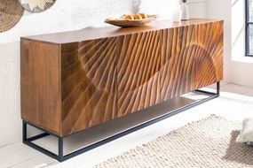 Designová komoda Shayla 177 cm přírodní mango - skladem