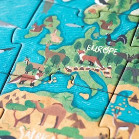 LONDJI Puzzle Planeta zvířat 5+