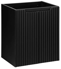 COMAD Závěsná skříňka pod umyvadlo - NOVA 82-50-2D black, šířka 50 cm, matná černá
