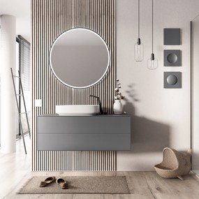 Koupelnová skříňka pod umyvadlo na desku MILOU 120 cm - 2 zásuvky - možnost volby barvy