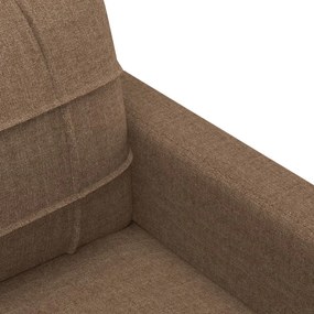 4dílná sedací souprava s poduškami hnědá textil 3201253
