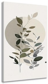 Obraz minimalistické rostlinky s bohémským nádechem