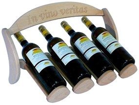Stojan na víno 620 - Dřevěný stojan na 4 lahve vína