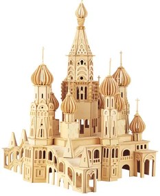 Woodcraft Dřevěné 3D puzzle Kostel Petersburg