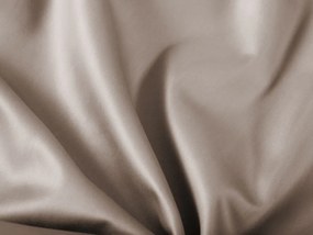 Biante Bavlněný saténový povlak na polštář s lemem ST-005 Latte 45 x 45 cm