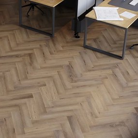 Vinylová plovoucí podlaha Afirmax Legnar Herringbone 41475 Oak Frisco 1,402 m²