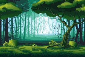 Obraz les z pohádky Velikost (šířka x výška): 150x100 cm