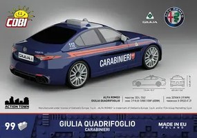 COBI 24654 Alfa Romeo Giulia Quadrifoglio Carabinieri / Stavebnice / 9