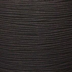Capi Květináč Nature Rib Deluxe elegantní 45 x 72 cm černý, Capi 434834