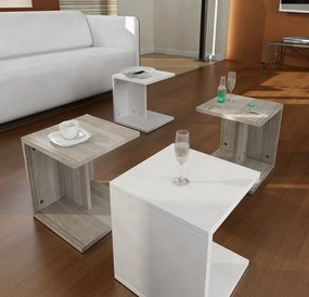 Casarredo - Komfort nábytek Rozkládací konferenční stolek FROG bílá/cordoba