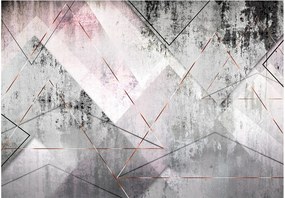Tapeta trojúhelníková perspektiva (150x105 cm) - Murando DeLuxe