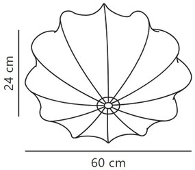 Nordlux - Stropní svítidlo AERON 3xE27/25W/230V pr. 60 cm