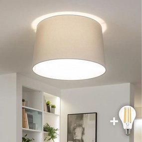 Brilagi - LED Přisazený lustr CERIA 1xE27/40W/230V pr. 45 cm šedá
