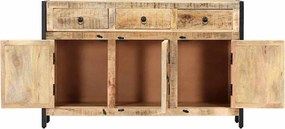 Příborník 120 x 35 x 76 cm masivní mangovníkové dřevo 247445