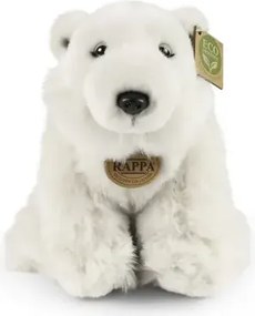 RAPPA Plyšový medvěd lední 30 cm / ECO-FRIENDLY / od 0 měsíců