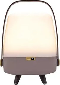LITE-UP Play Mini šedá / Přenosná lampa s reproduktorem