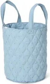 Little Dutch Košík textilní oboustranný extra velký Pure Denim Blue