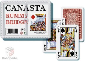 BONAPARTE Hra karty Canasta v plastové krabičce *SPOLEČENSKÉ HRY* 26001094