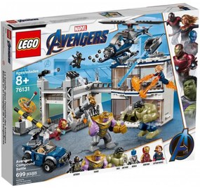 Lego stavebnice lego super heroes 76131 bitva o základnu avengerů