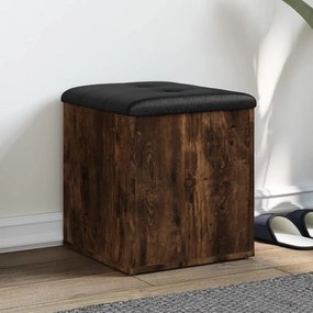 vidaXL Úložná lavice 42 x 42 x 45 cm kompozitní dřevo [835034] Barva: kouřový dub