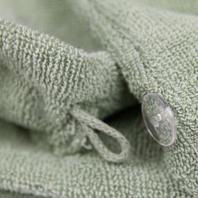 Bavlněný froté turban do sauny a wellness Comfort olivový