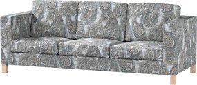 Potah na pohovku IKEA  Karlanda 3-místná nerozkládací, krátký barva vícebarevná látka pletený vzor, vzorované